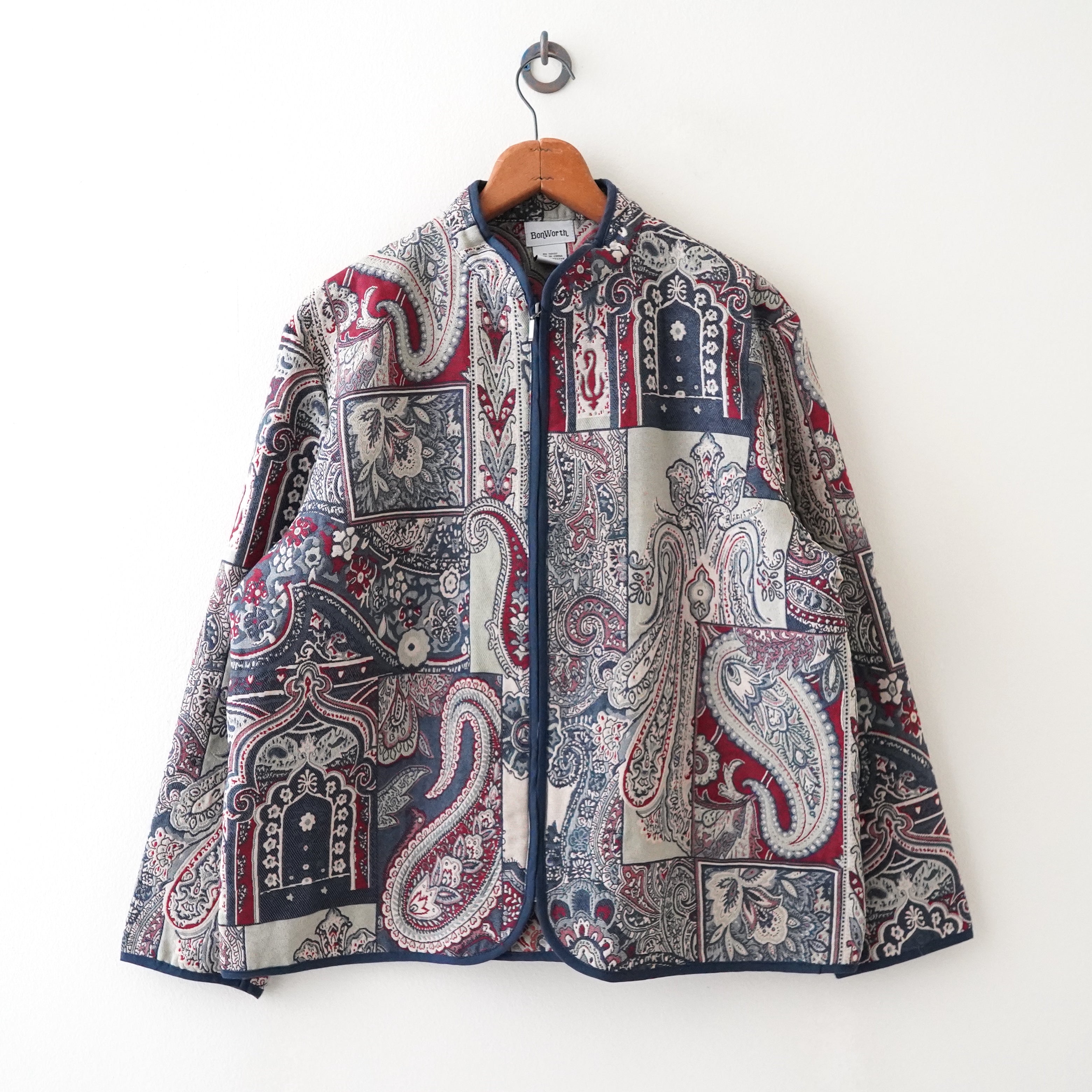 Paisley pattern jacket – NEVERKNOWS