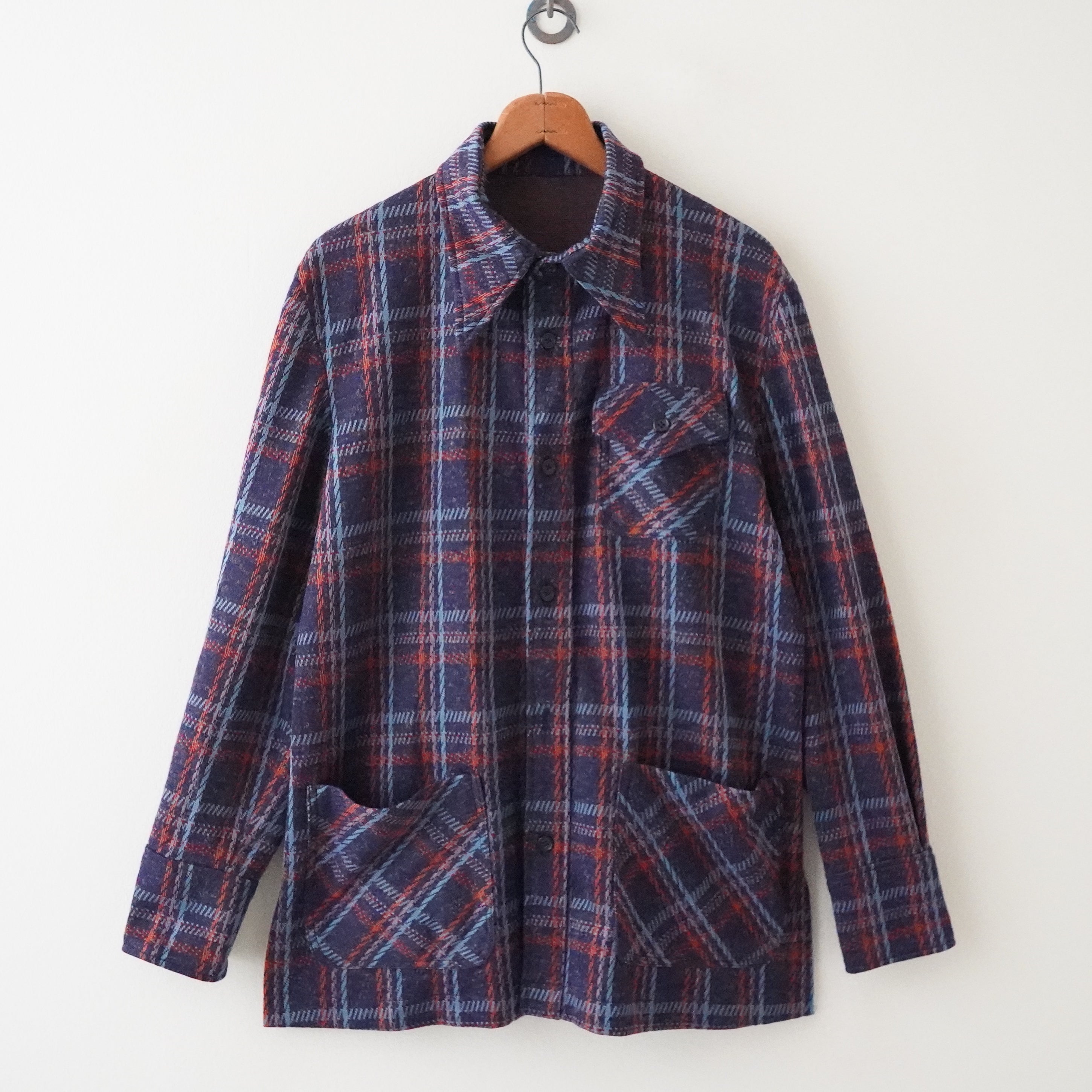 70s check pattern jacket – NEVERKNOWS