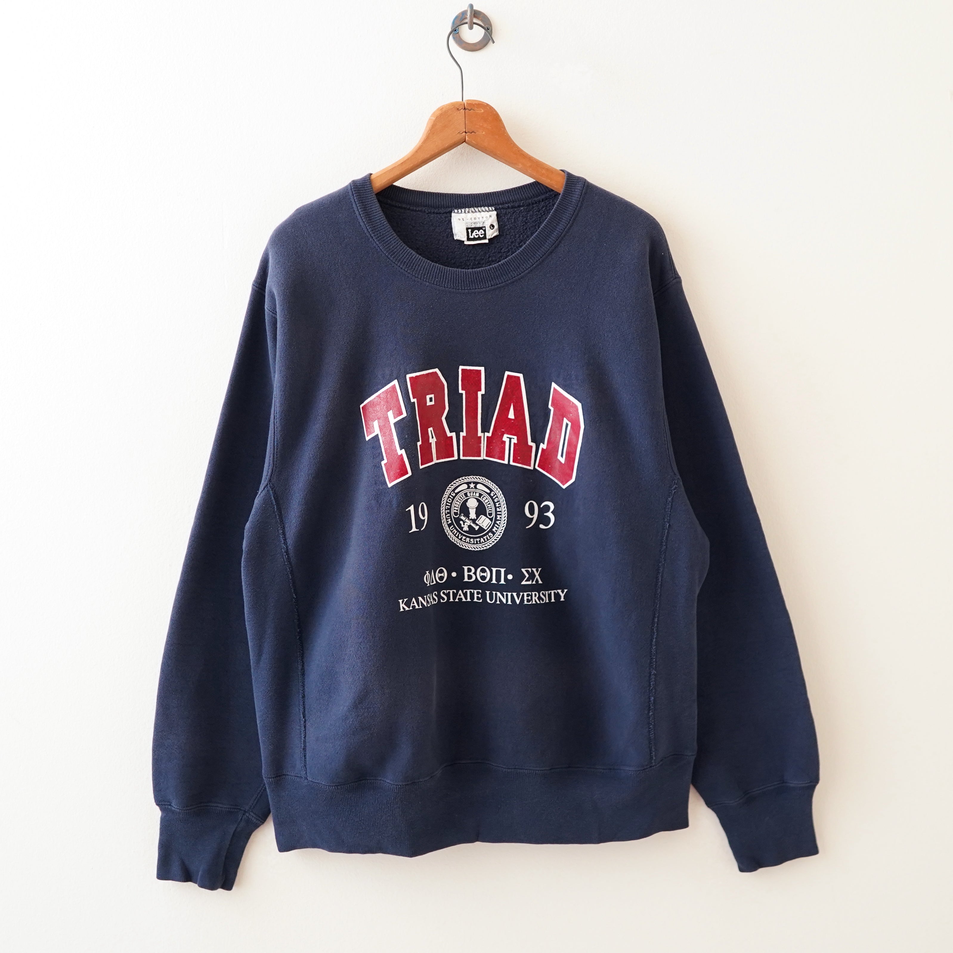 90s Lee college sweat – NEVERKNOWS