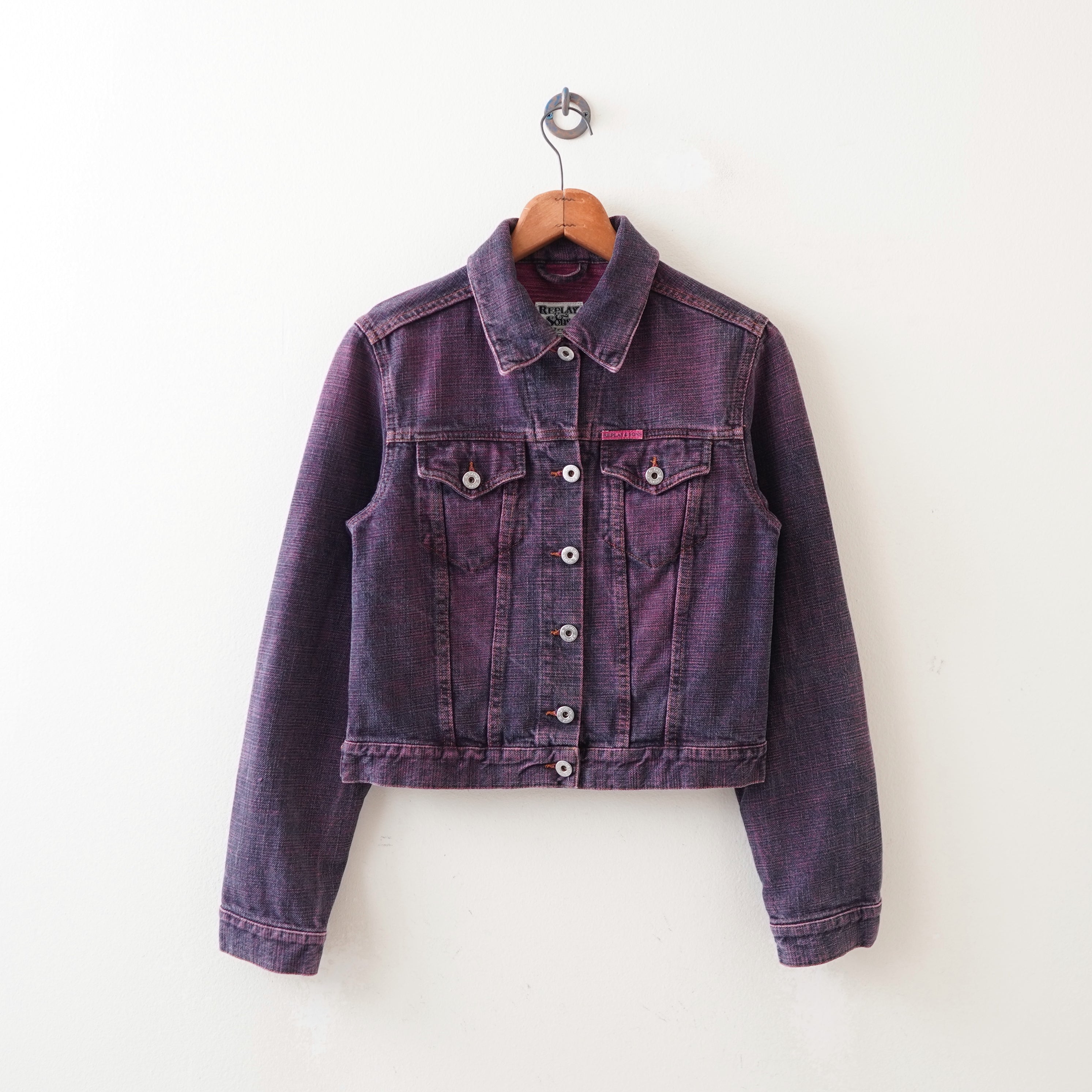 color denim jacket – NEVERKNOWS