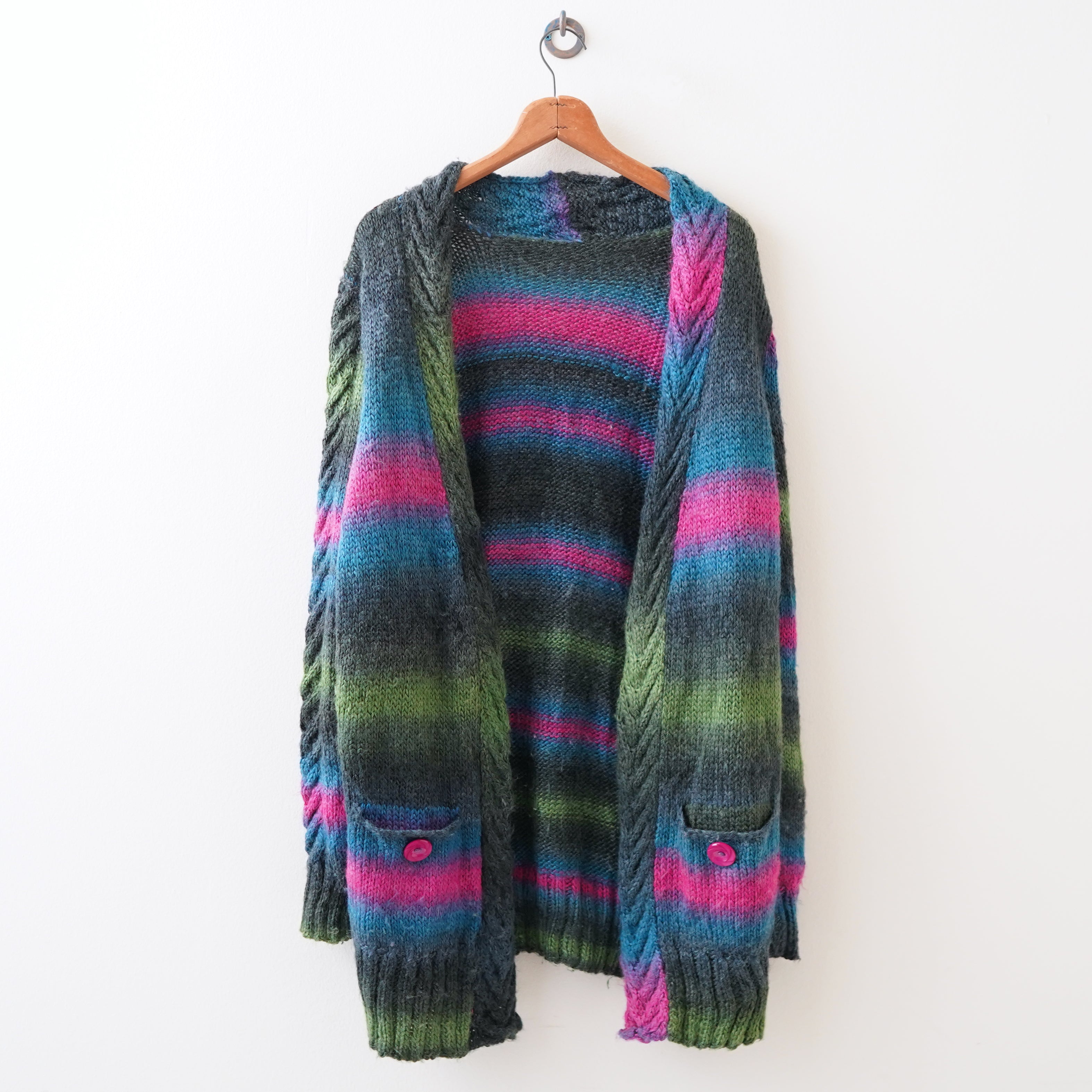 knit gradient cardigan – NEVERKNOWS